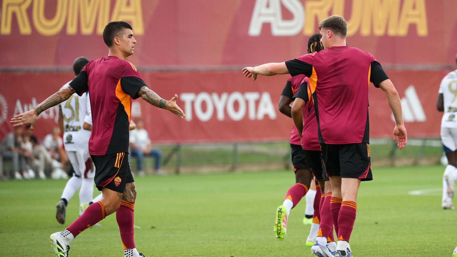 ROMA-UNIPOMEZIA 9-0: poker di Ferguson, in gol Dybala, El Aynaoui, Celik, Baldanzi e Arena (FOTO ...